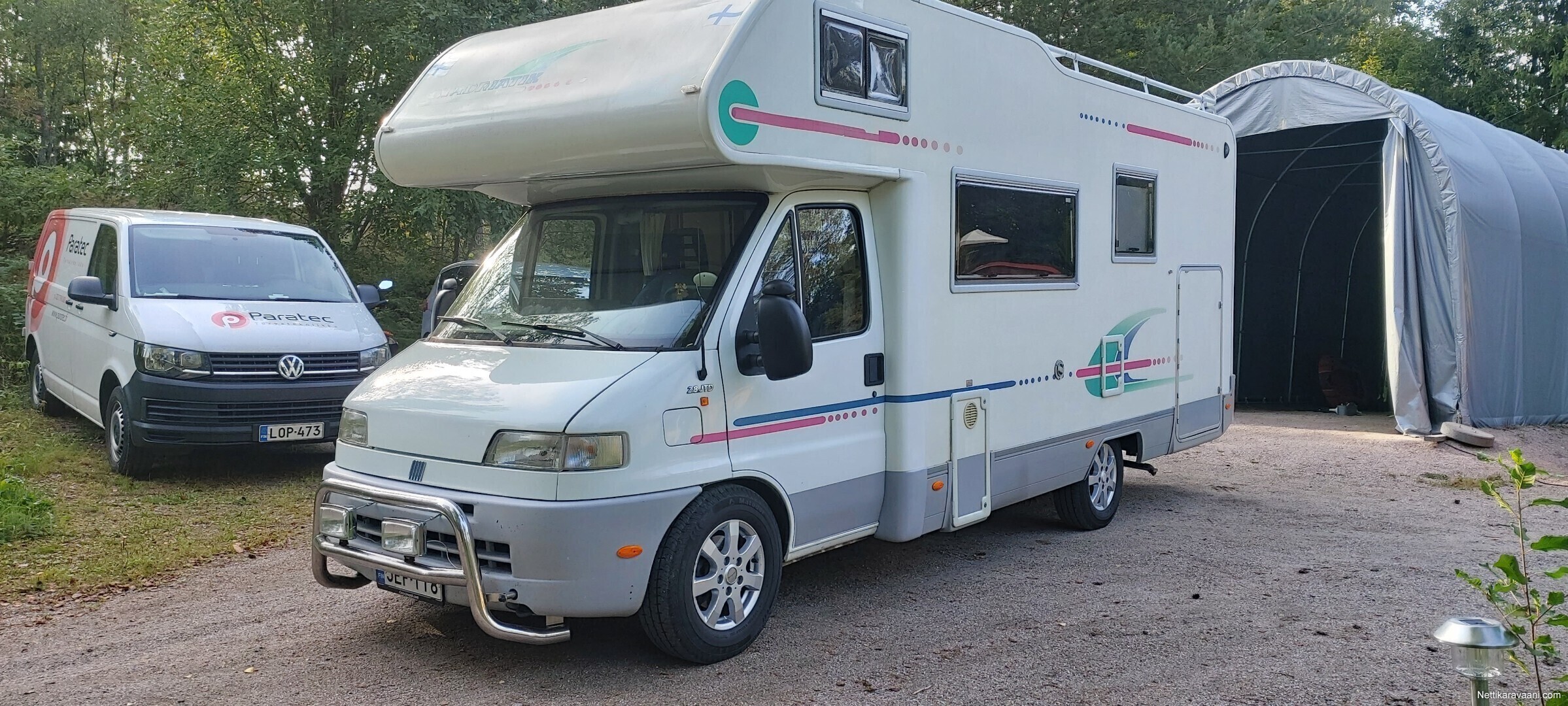Adriatik 660 DP, Fiat 2001 - Matkailuauto - Alkovi - Nettikaravaani