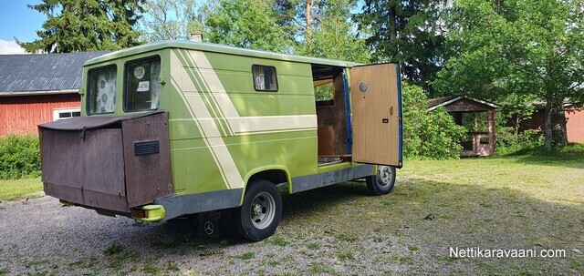 Mercedes-Benz 406D, Mercedes-Benz L406DG Kasten 1973 - Matkailuauto ...